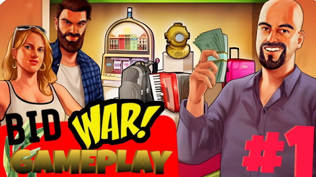 Bid war 2 gameplay: Auction Simulator #001 || Bid War Auction gameplay ...