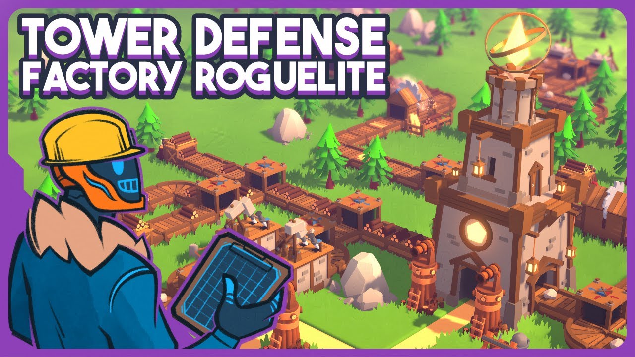 Tower Defense Factory Builder Roguelite! - Tower Factory - YouTube