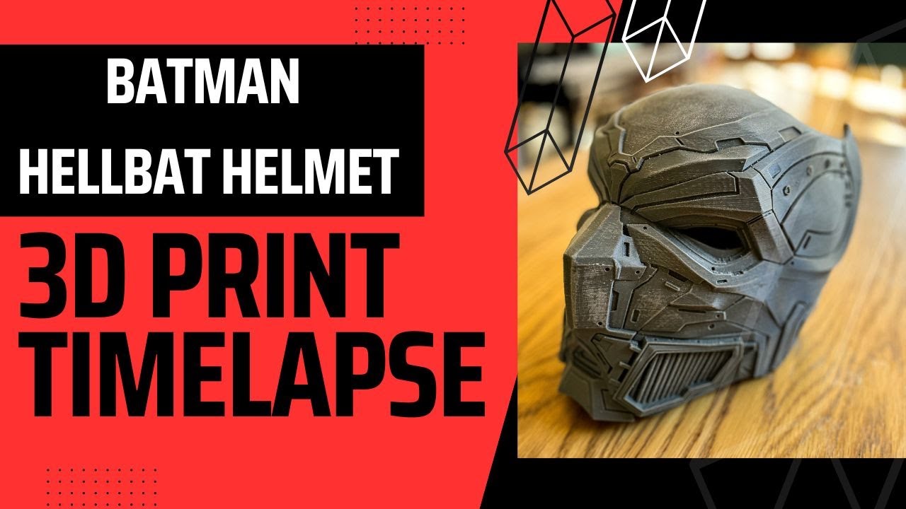 Batman Hellbat 3D Print Timelapse - YouTube