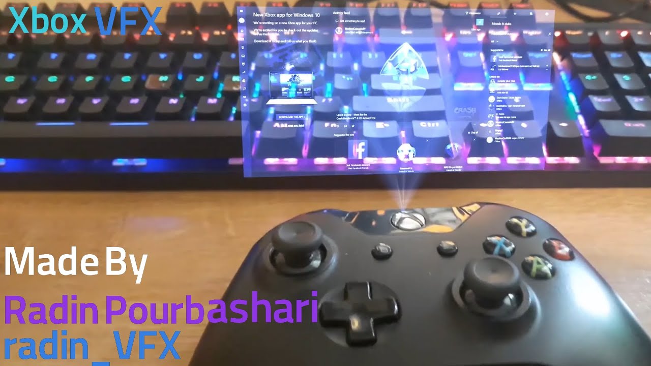 Xbox Hologram 🎮 کنسول چقدر عجیب شده - YouTube