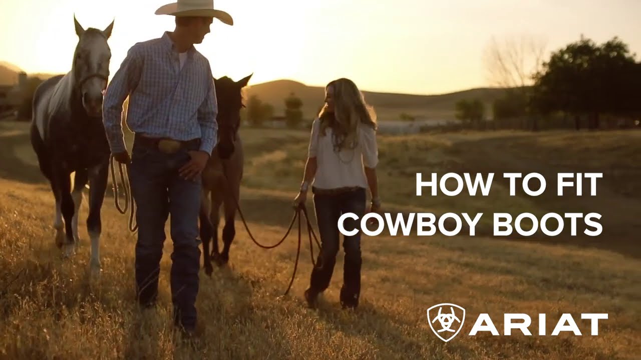 How To Fit Cowboy Boots | Ariat Presents - YouTube
