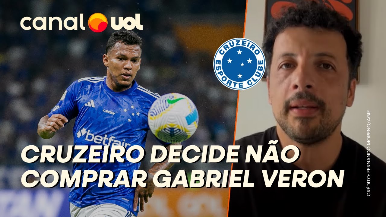 CRUZEIRO BATE MARTELO E DECIDE NÃO COMPRAR GABRIEL VERON, INFORMA ANDRÉ ...