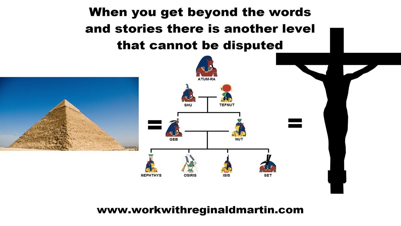 How is the Cross and Egyptian Pyramid connected? Kemetic Q & A - YouTube