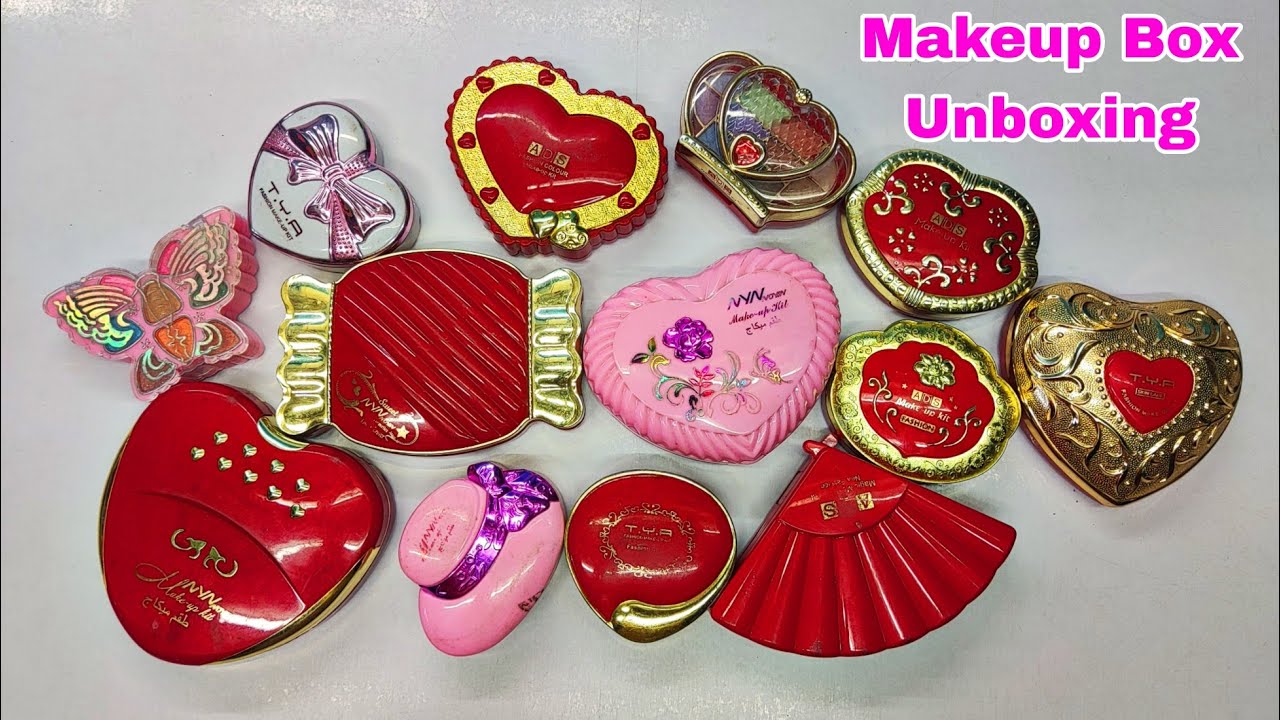 Unboxing Makeup Box Kits, Barbie Makeup Kit, Makeup box Collection ...