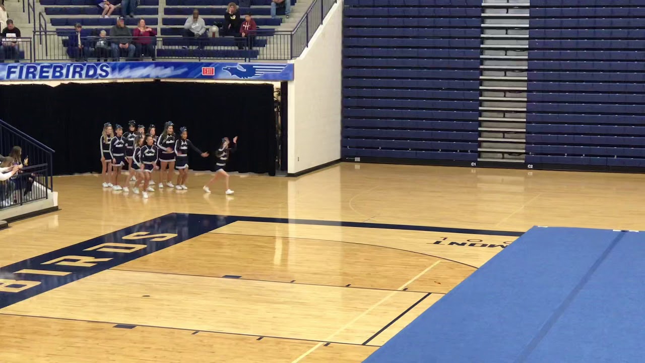 2019 6th grade Kettering Firebirds Gray Cheer competition - YouTube