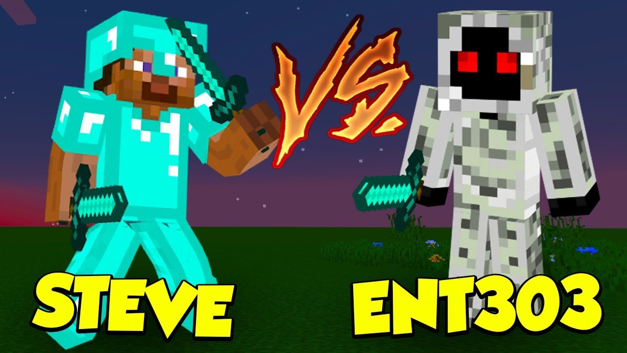 STEVE VS ENTITY 303 IN MINECRAFT! - YouTube