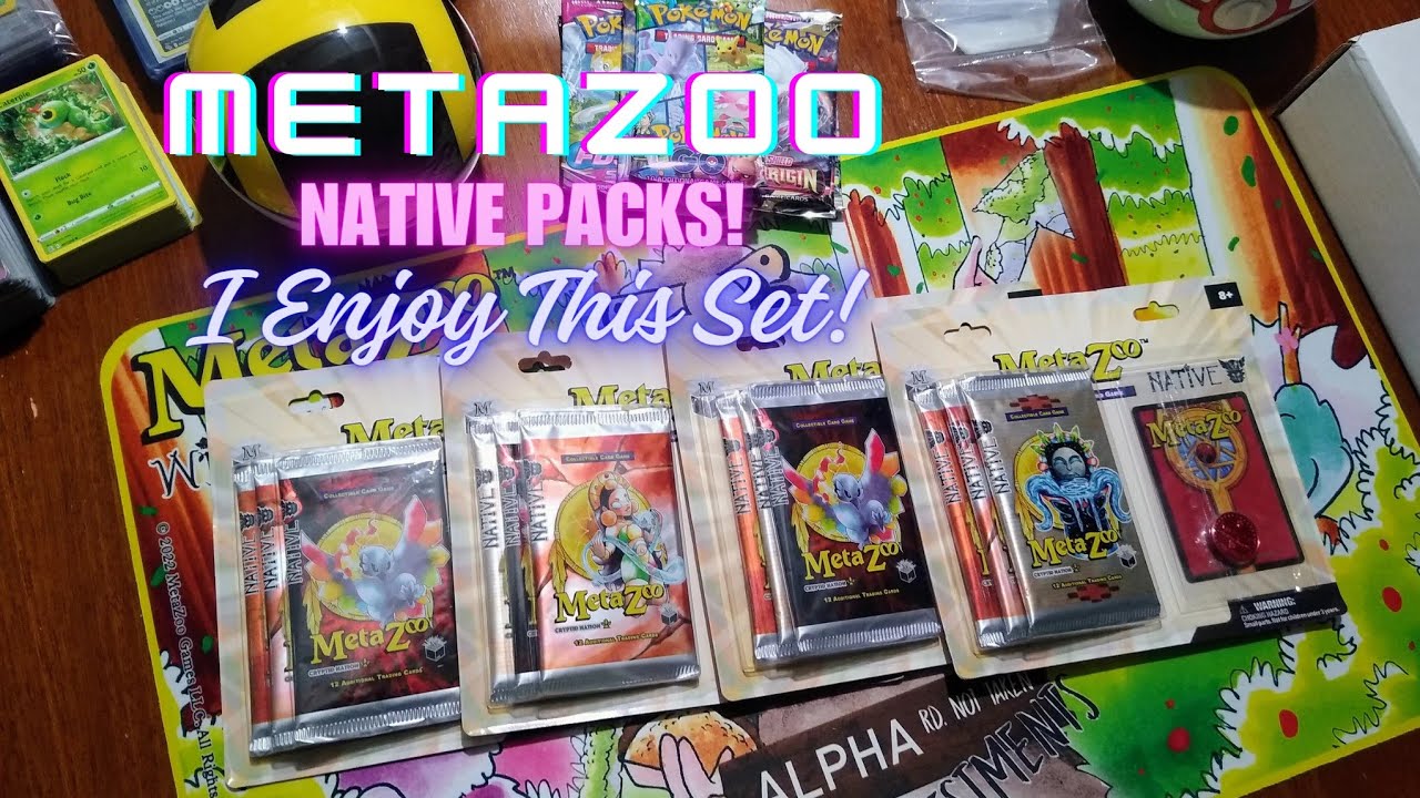 Metazoo Native: *NEW* Blister Packs! "That's A Total Of 12 Packs, 4 ...
