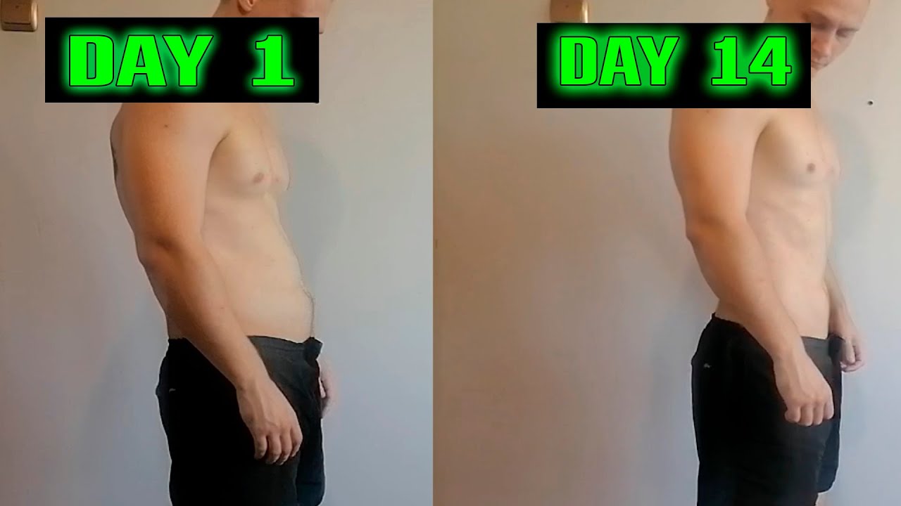 Transformation in 14 days, remove the stomach (1 simple exercise) - YouTube