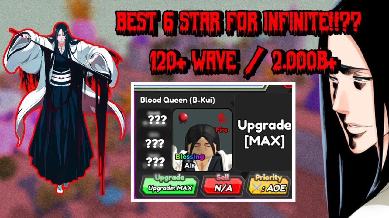 NEW BEST 6 STAR HIGHEST DMG!!!??? | Retsu Unohana + Blood queen ORB ...