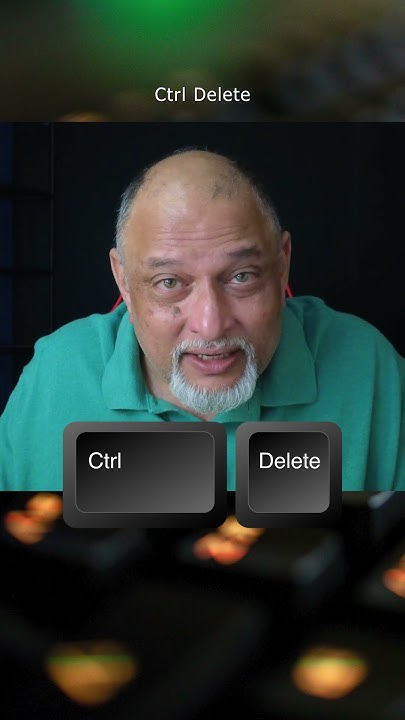 How to delete! Keyboard shortcuts - YouTube