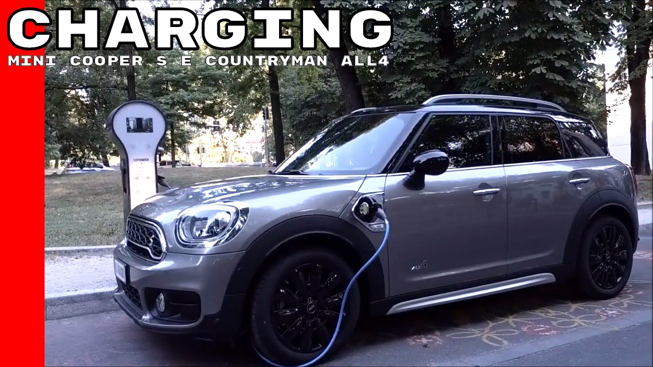 MINI Cooper S E Countryman ALL4 Charging - YouTube