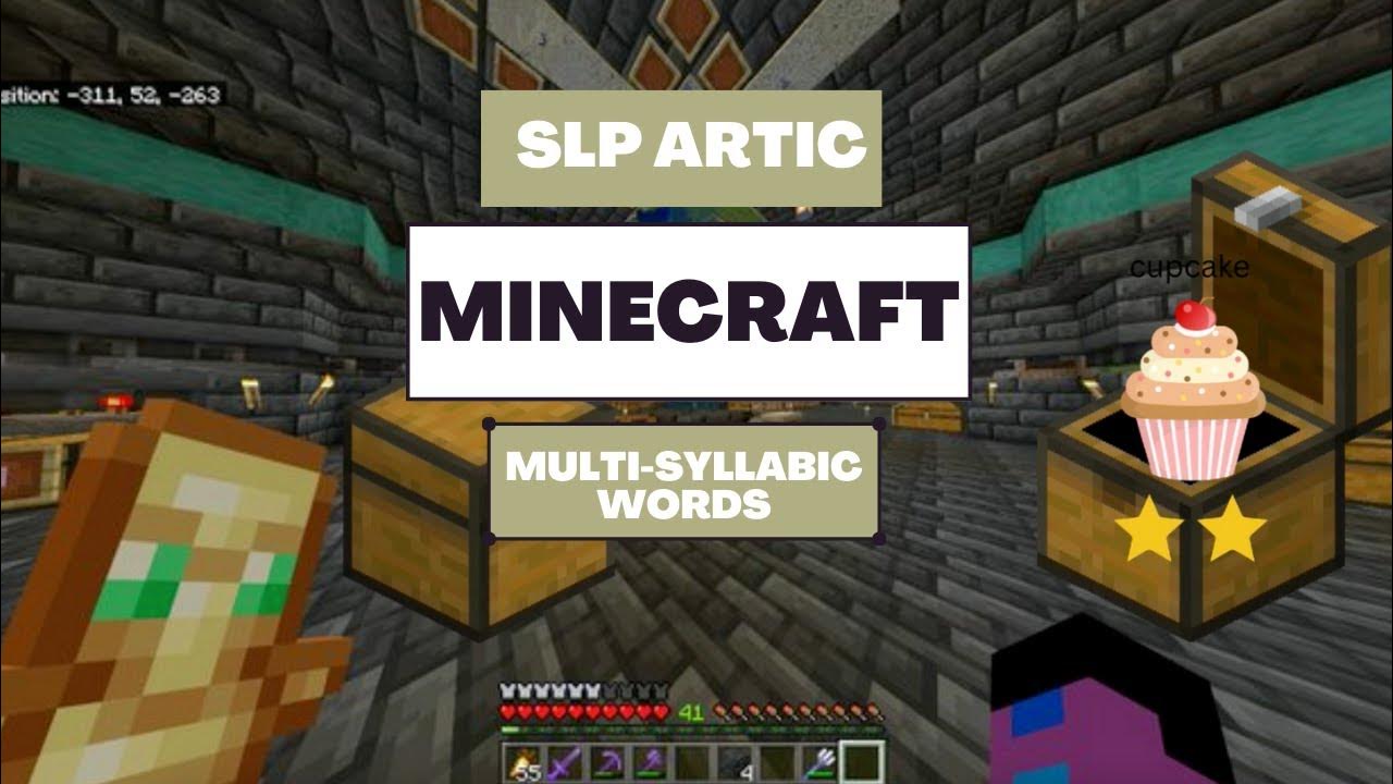 Multi-Syllabic Minecraft Artic Adventure | Free Speech-Language ...