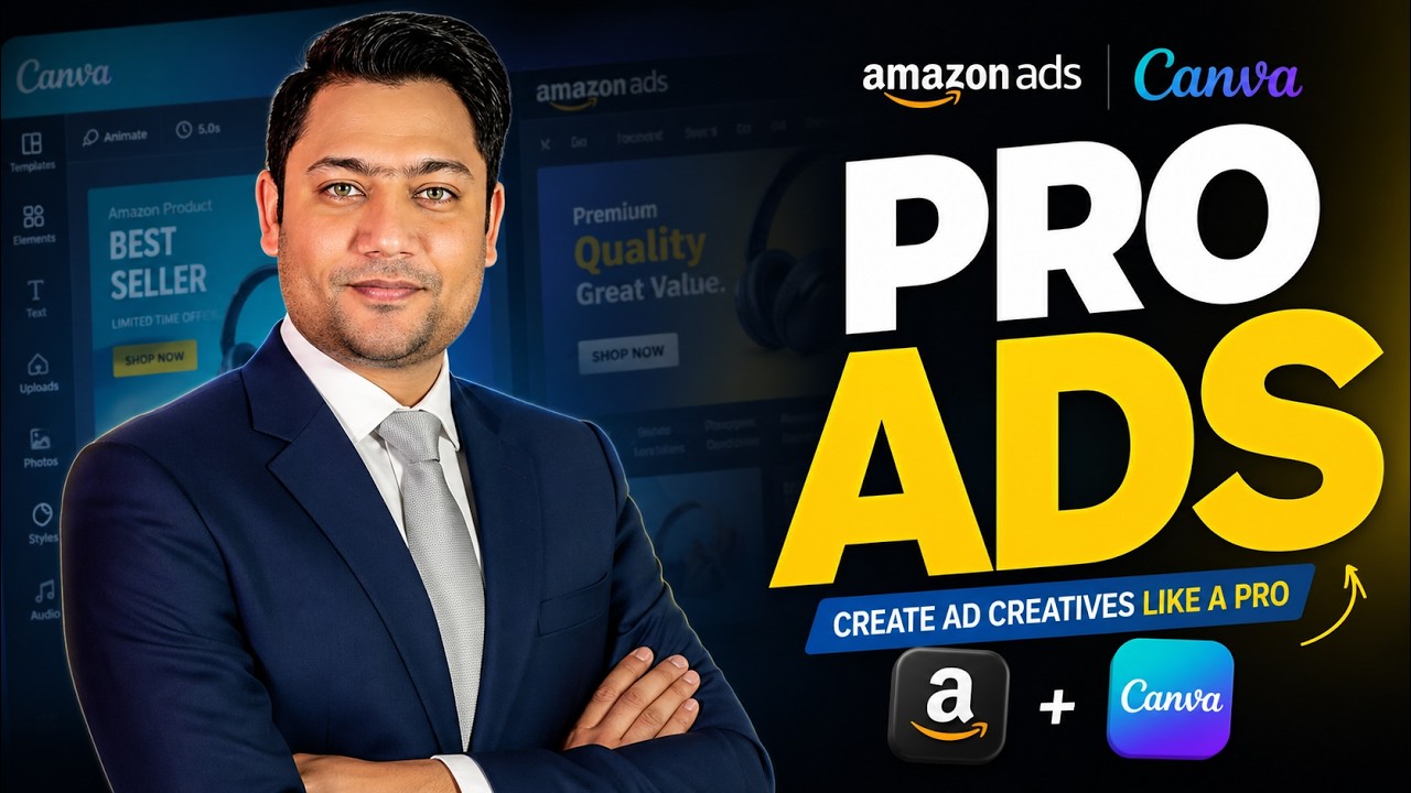 Amazon Ads + Canva | Create Amazon Ads Creative Like a Pro - YouTube