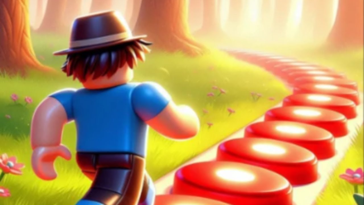 Wow im STEPPING ON BUTTONS in roblox! - YouTube