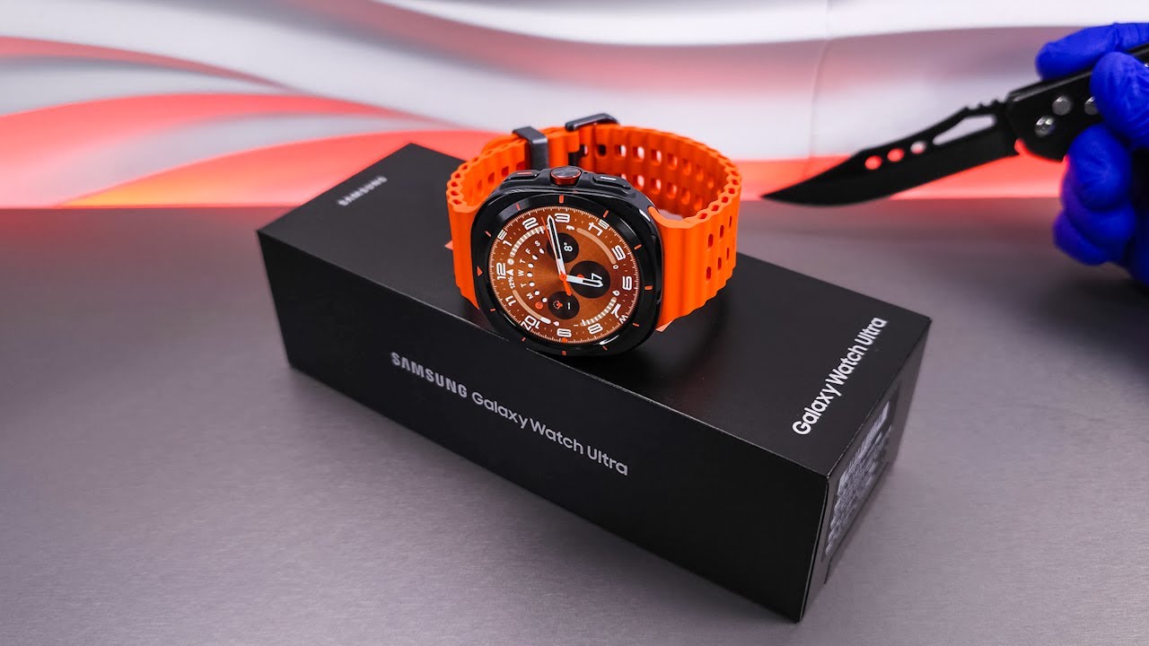 Samsung Galaxy Watch Ultra Orange Unboxing - ASMR - YouTube