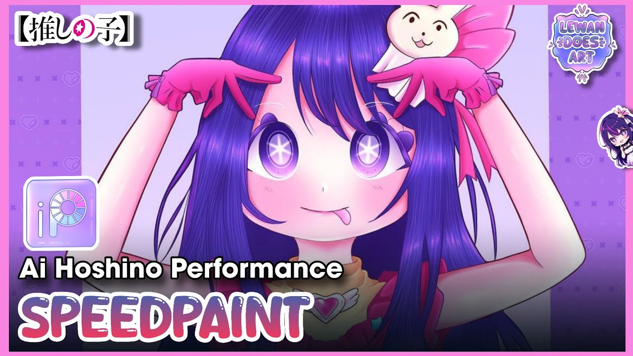 SPEEDPAINT ★ Ai Hoshino Performance - Oshinoko fanart [ibispaint x] - YouTube