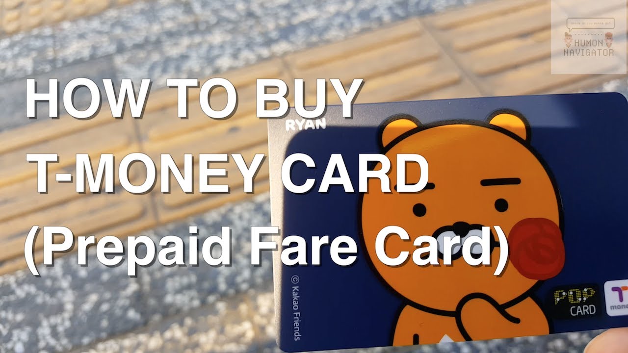 #2. How to buy T- Money!! (한국 교통카드 티머니) - YouTube