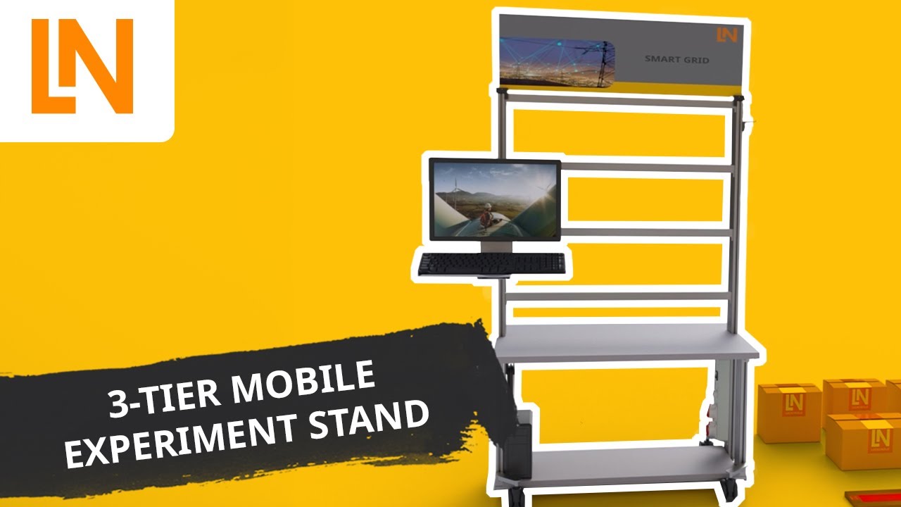 3-tier mobile experiment stand for power engineering & electric drives ...