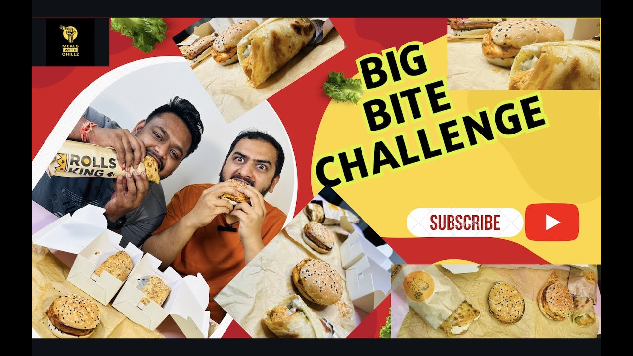 🧐Big Bite Challenge!! Must try. 👌😂😂💁🏻 - YouTube
