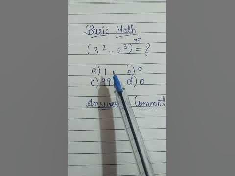 basic math - YouTube