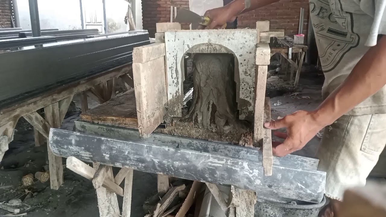 cara membuat balok ukuran 20/15 - YouTube