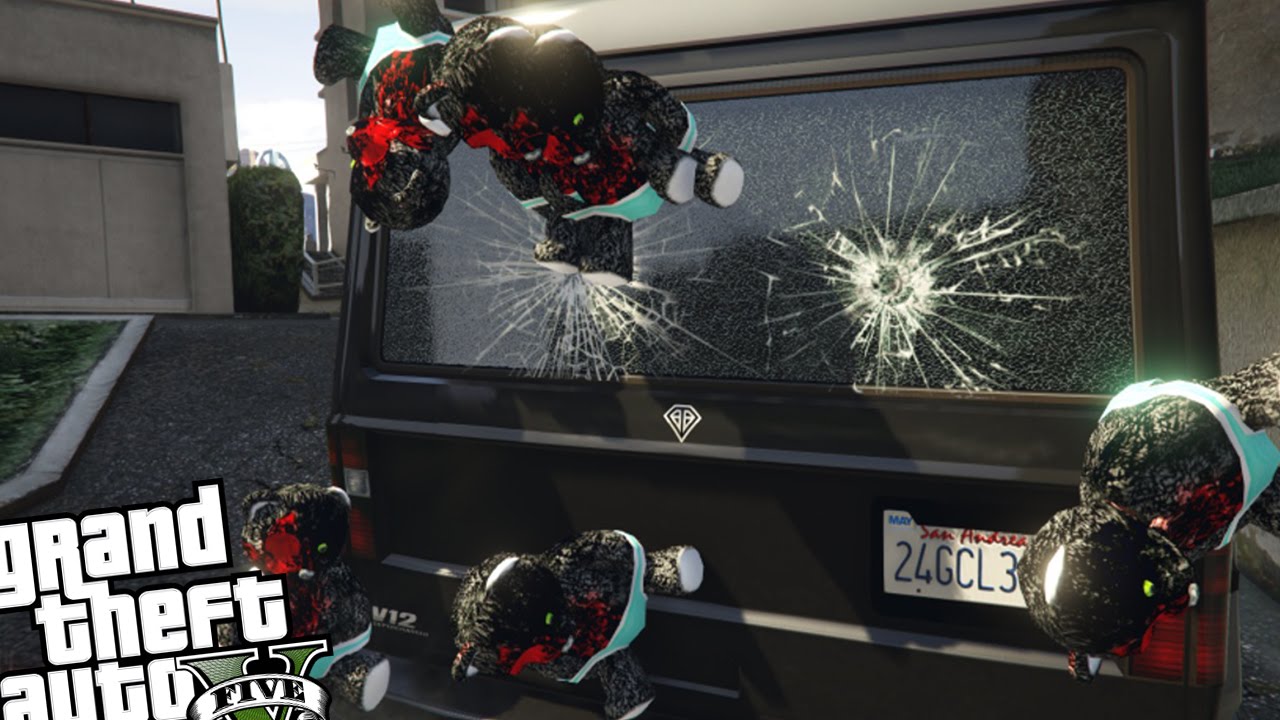 GTA 5 PC Mod's - C4 Exploding Teddy Bear MOD! - YouTube