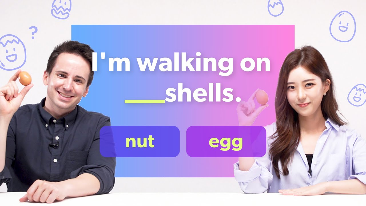 I'm walking on ___shells 🚶‍♀️ | English Idioms with Alex & Gina - YouTube