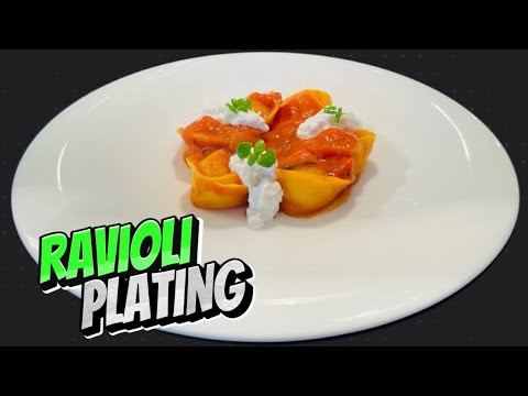 How to plating ravioli - YouTube