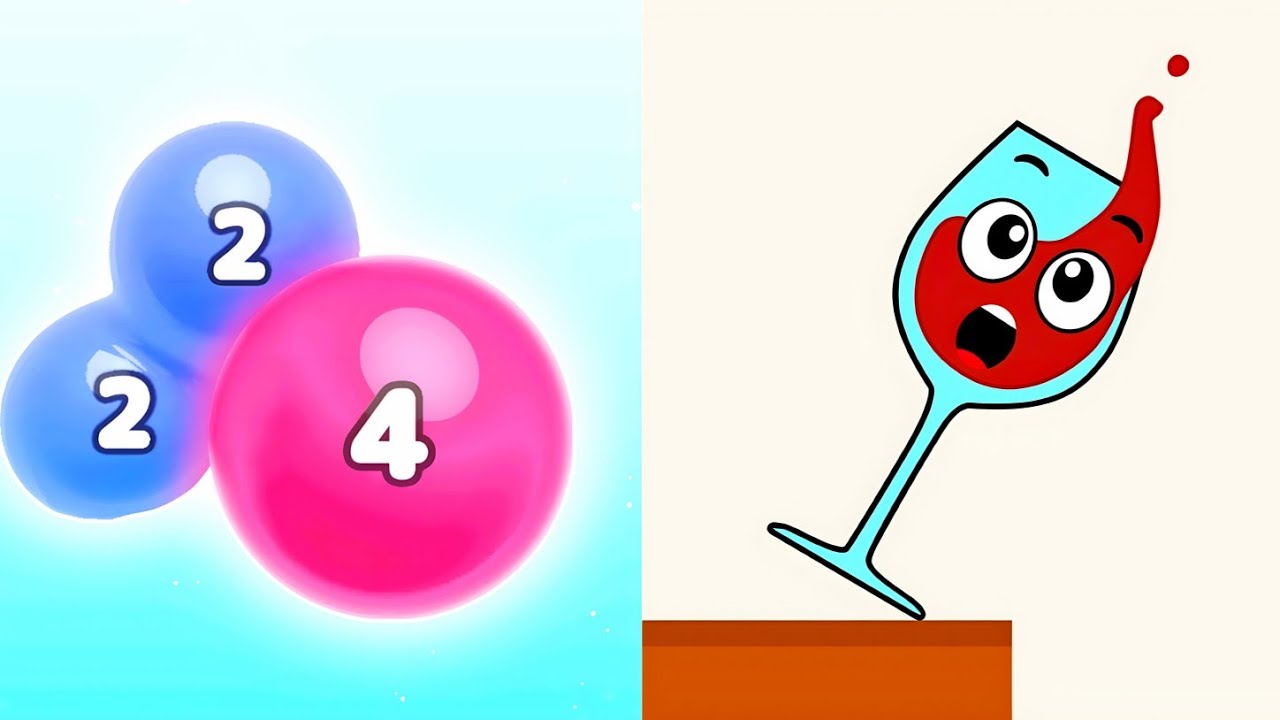 Melty Bubble 2048, Spillt It - Satisfying ASMR Gameplay, Max Level ...