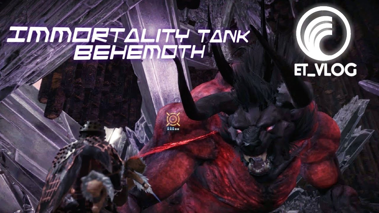 Immortality Tank Build -Extreme Behemoth HBG MHW - YouTube
