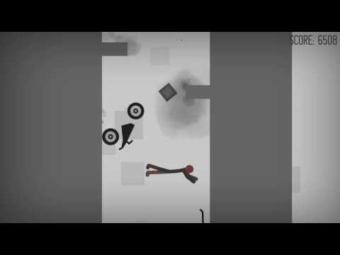 Stickman Dismounting replay: 10 567 points in Rabbit's Hole - YouTube