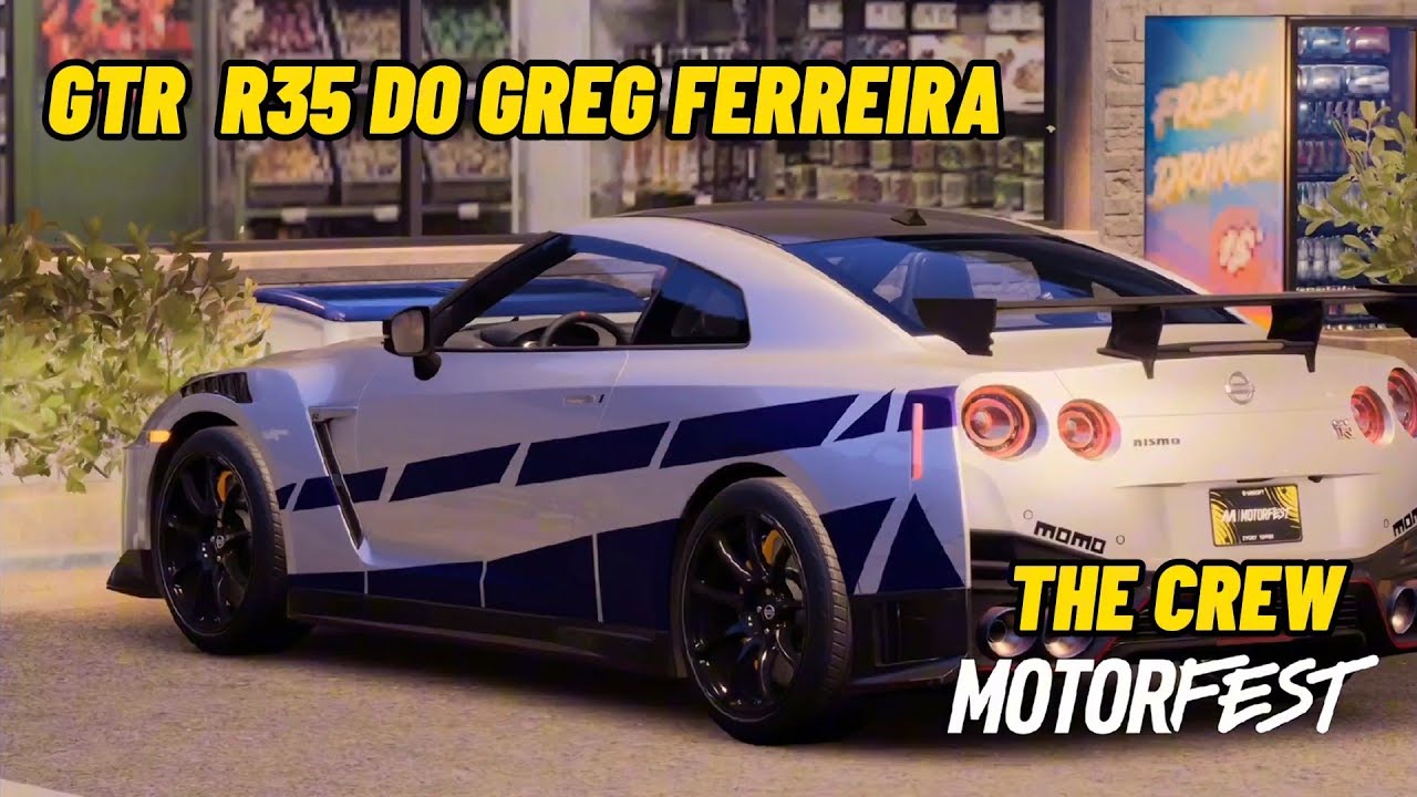 PILOTEI O GTR R35 DO GREG FERREIRA LBWK PIPOCANDO TUDO NO THE CREW ...