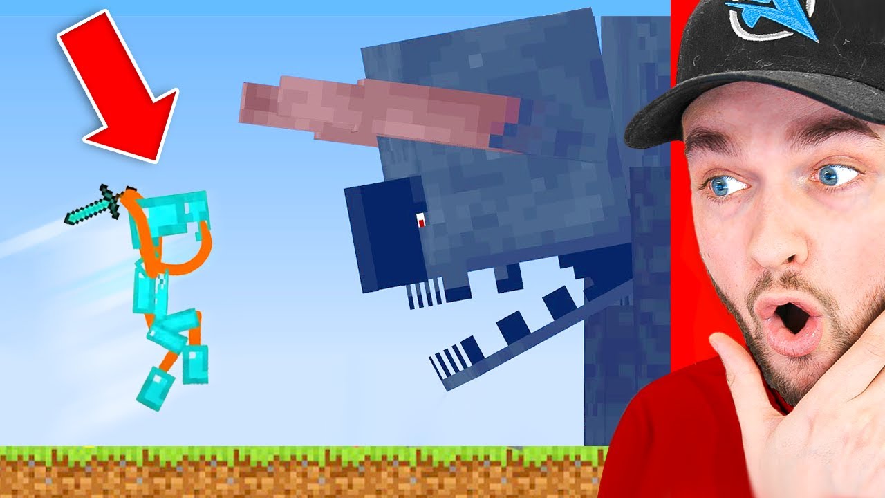 Most *EPIC* STICK FIGHT Minecraft ANIMATIONS! (HUGE BATTLE) - YouTube