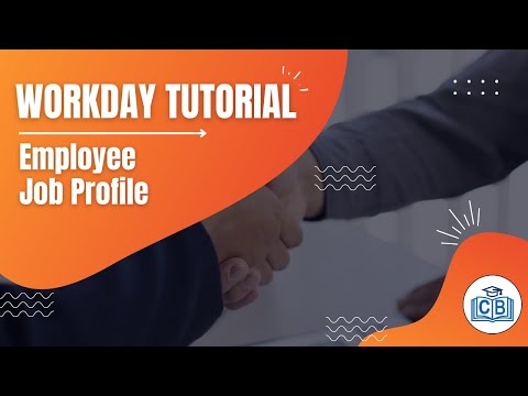 Workday Tutorial - 02 Employee, Job profile - YouTube