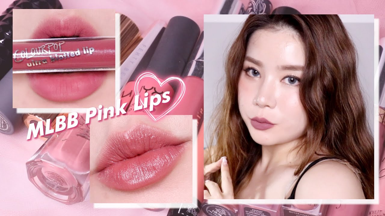 Sub) 최애립 해외편 #MLBB핑크 립 12가지 모음집💄(해외직구템 /희귀브랜드 /세포라 /유학생립) / My MLBB ...