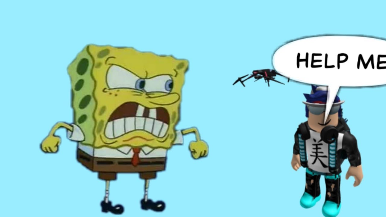 Play sponge on (Roblox) - YouTube