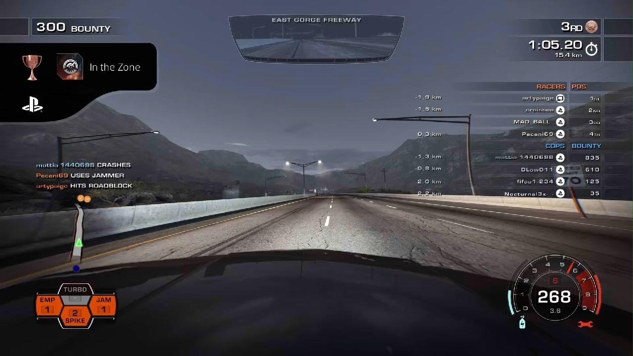 Need for Speed Hot Pursuit Remastered in the zone trophy - YouTube