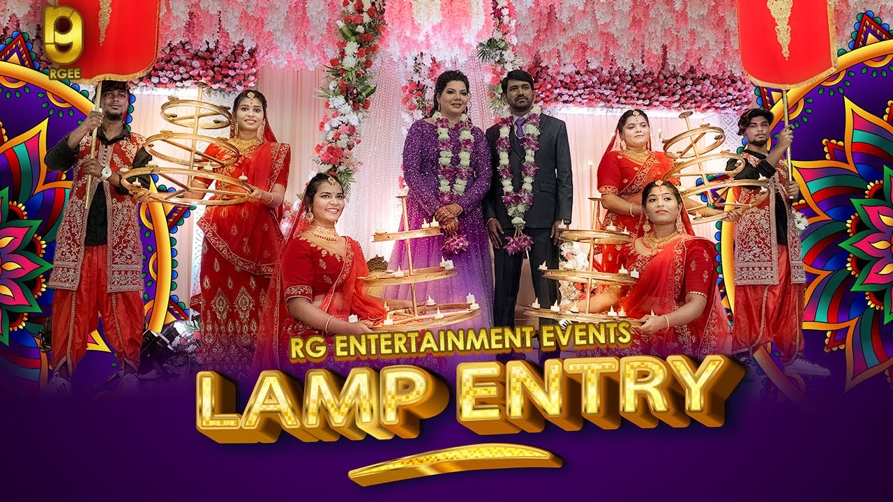M Convention Chennai | Bride Groom LAMP ENTRY | Rg Entertainment Events ...