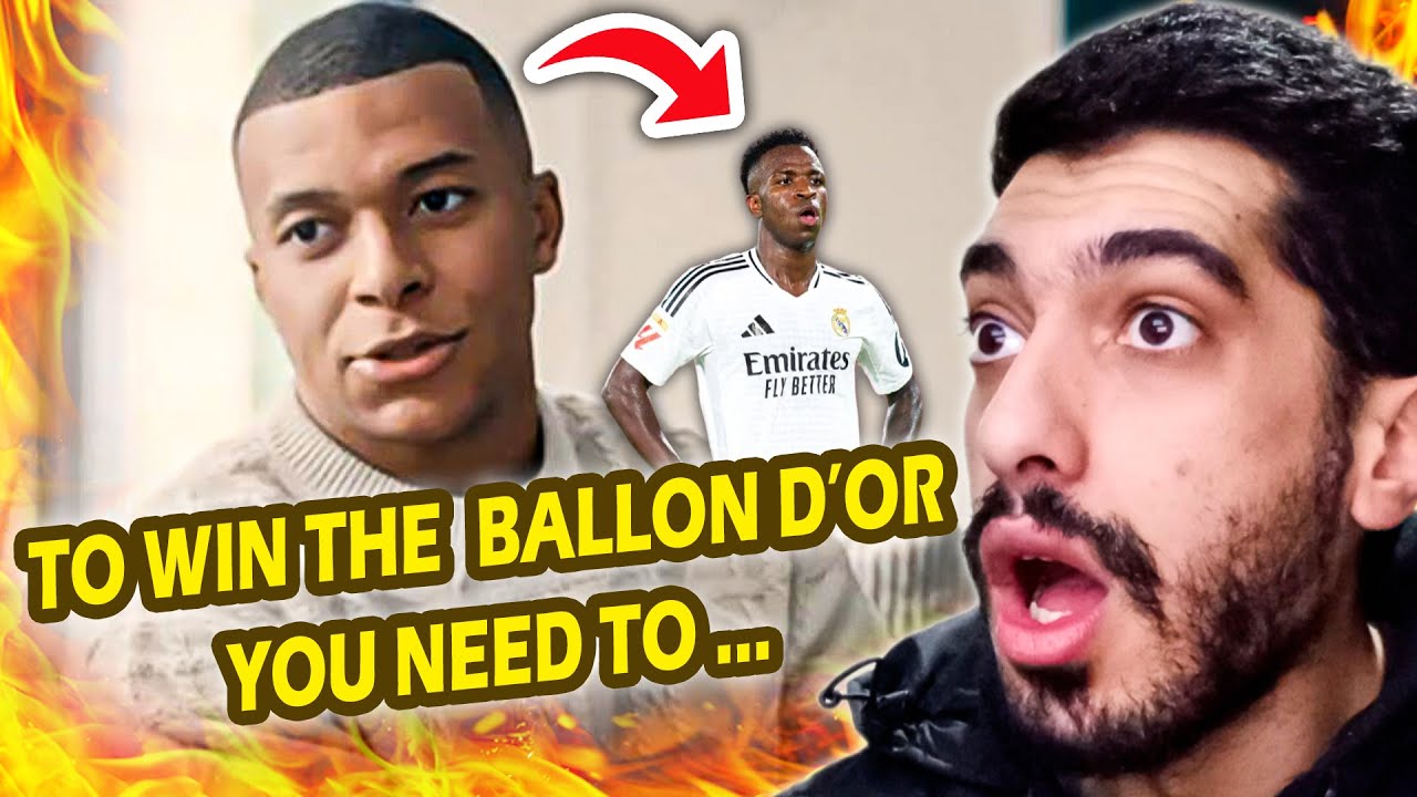 MBAPPE TAKING SHOTS AT VINICIUS ? REACTING TO MBAPPE INTERVIEW ! - YouTube