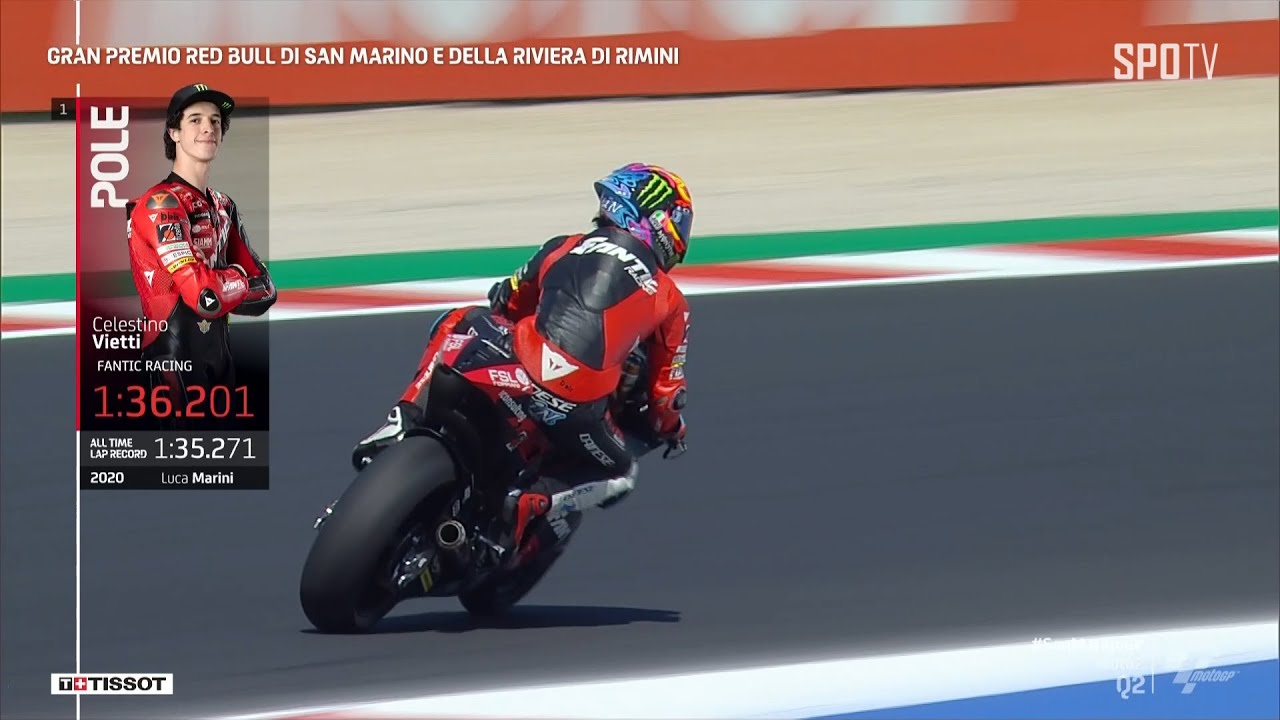 [MotoGP™] SanMarino GP - Moto2 Pole Position & Interview - YouTube
