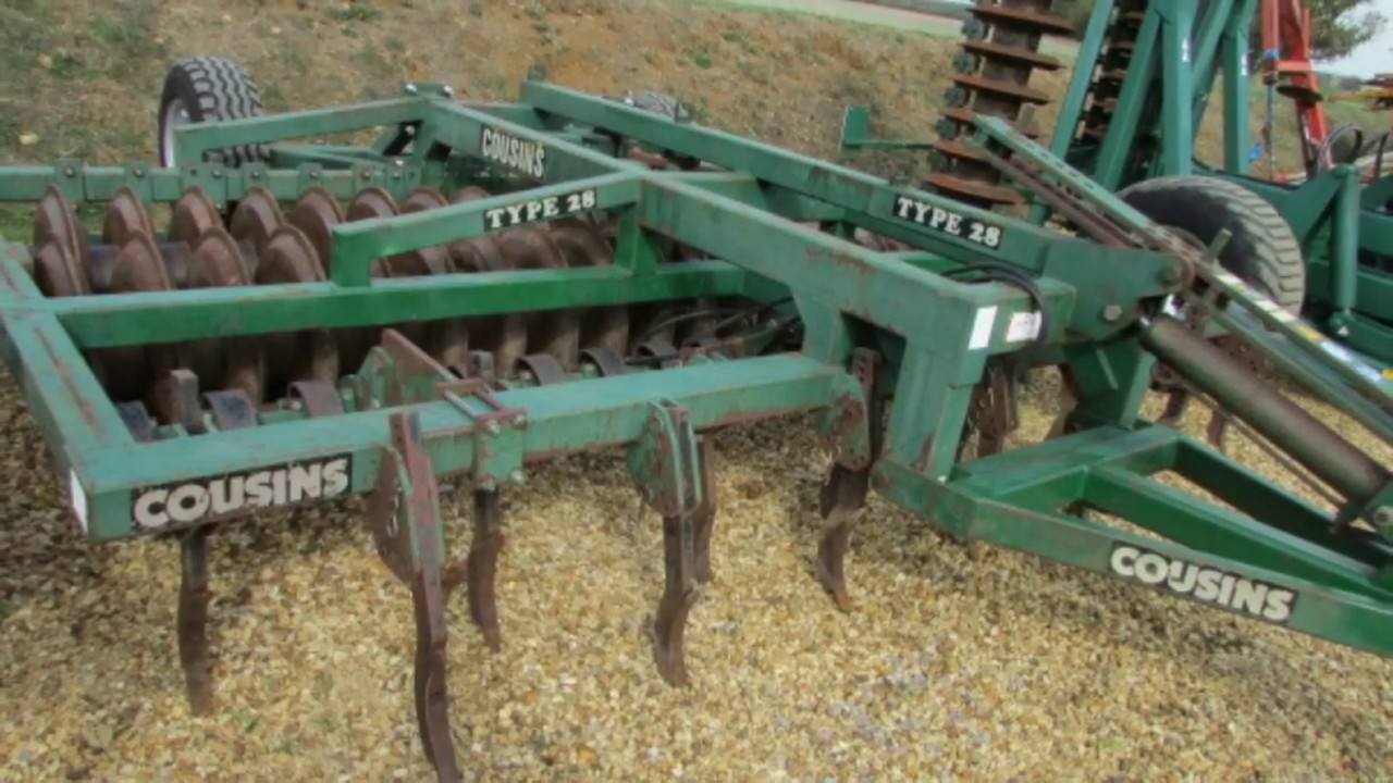 COUSINS TYPE 28 RAZOR RING USED TRAILED PRESS FOR SALE .4 METRE RIGID ...