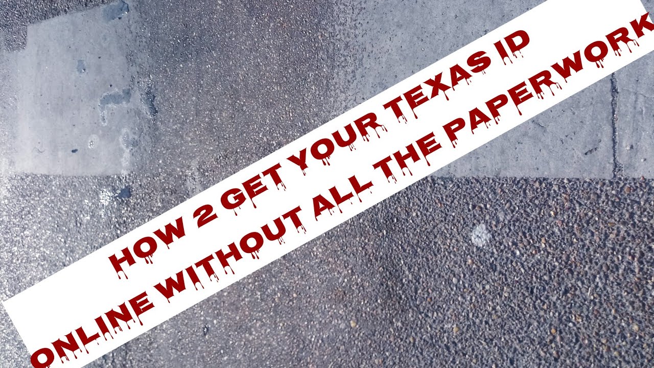 Get your ID without having to go in to DPS. No Paper work is needed ...
