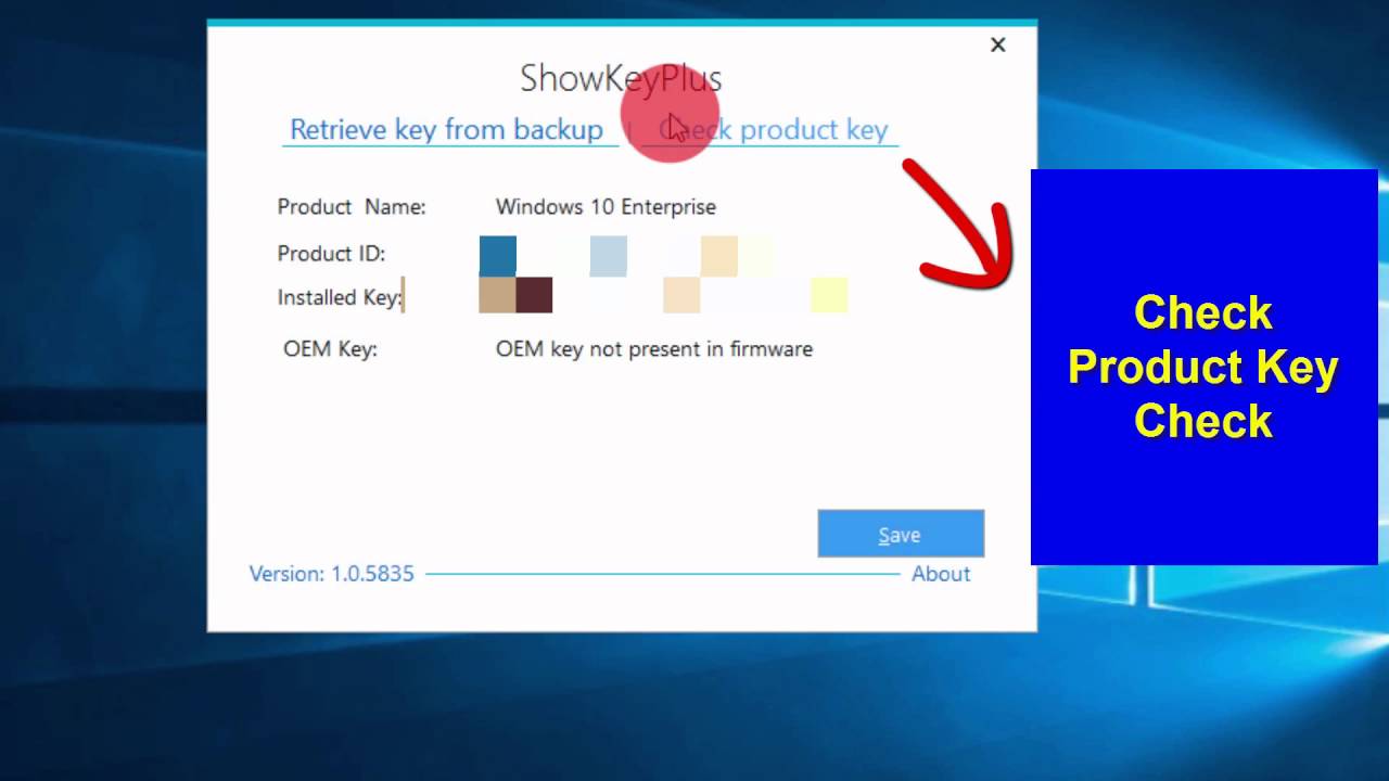 How to View the Product Key in Windows 10 - YouTube
