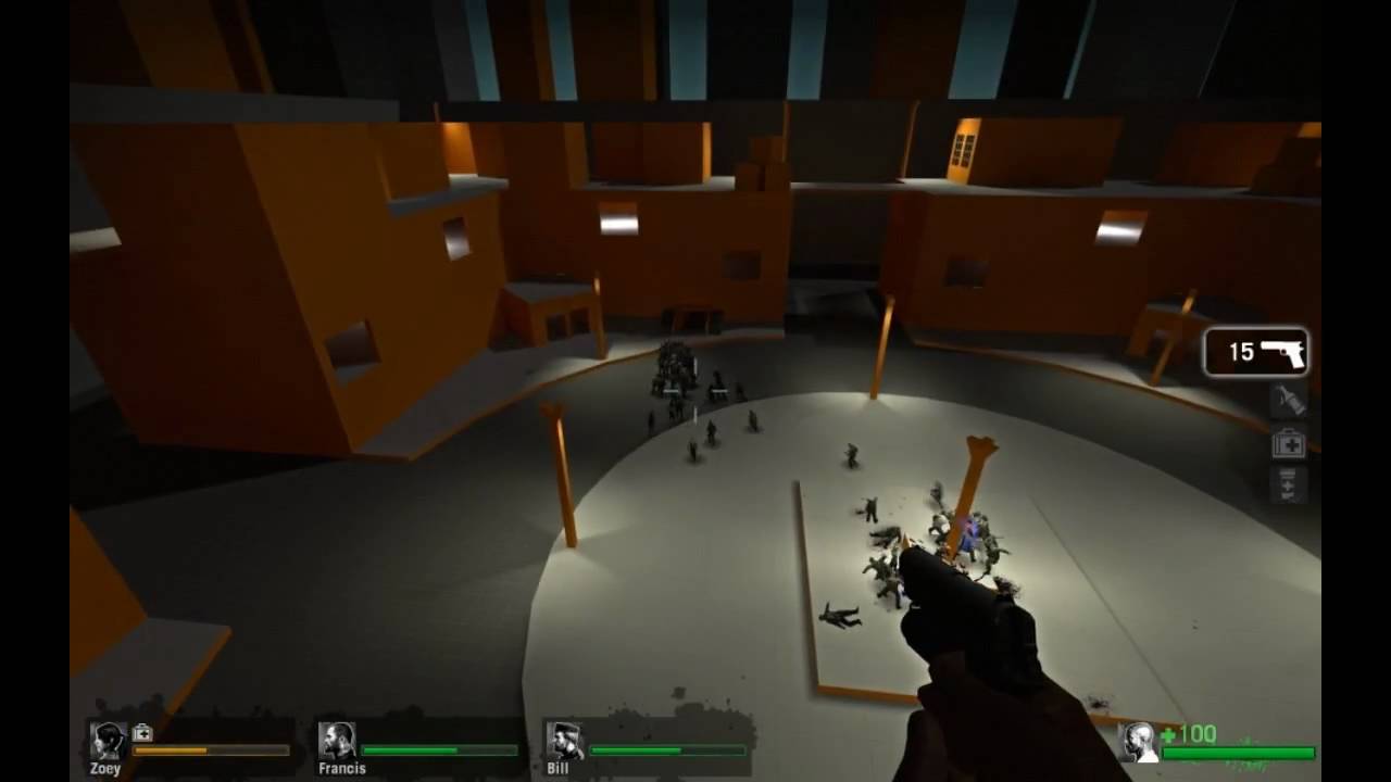 Left 4 Dead never ending horde! - YouTube