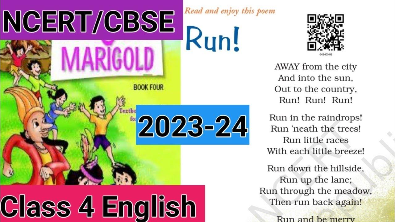 NCERT CBSE Run Poem class 4 English Unit 3 marigold english YouTube ncert-cbse-run-poem-class-4-english-unit-3-marigold-english-youtube
