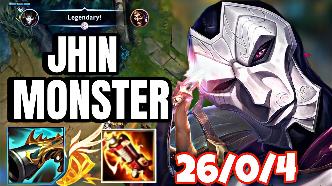 WILD RIFT ADC // JHIN IS MONSTER IN PATCH 4.4 NO DEATH GAMEPLAY! - YouTube