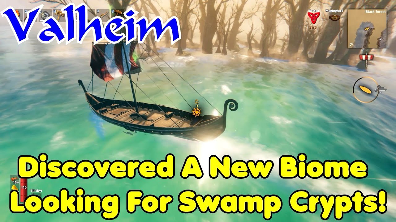 Discovered A New Biome Looking For Swamp Crypts! Valheim Gameplay S1 ...