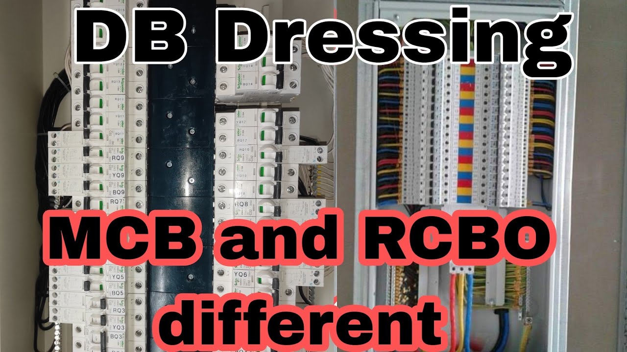 How to DB Dressing in qatar or dubai - MCB box in Housewiring || DB ...
