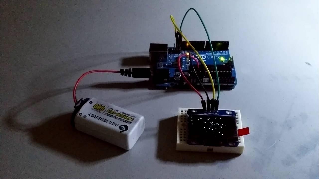 Starfield Simulation - SH1106 I2C OLED Animation - YouTube