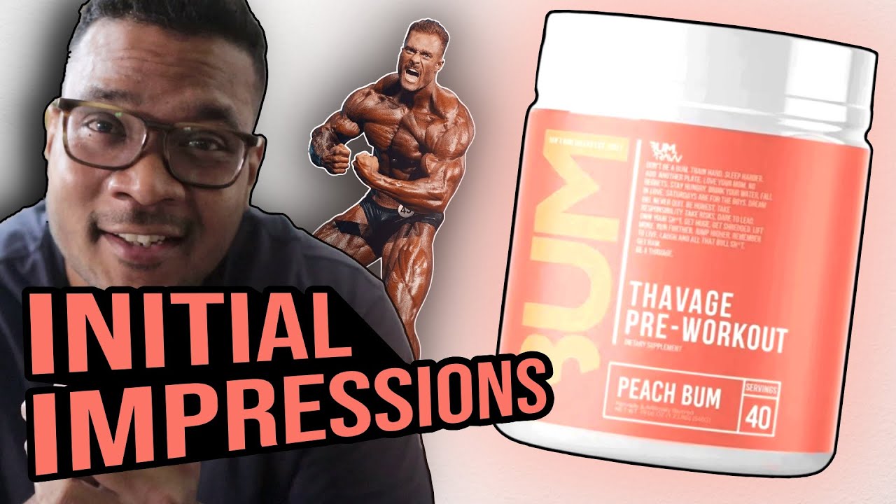 Chris Bumstead's THAVAGE PRE-WORKOUT REVIEW And Initial Impressions In ...